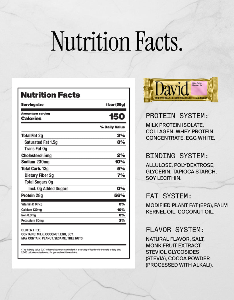 David Protein Bars