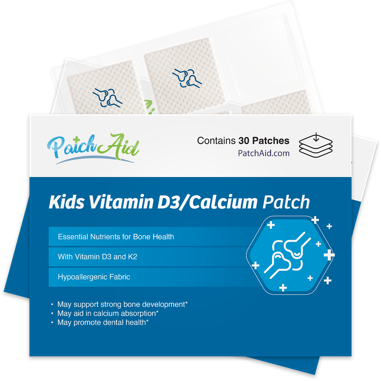 Kids Vitamin D3/Calcium Patch by PatchAid