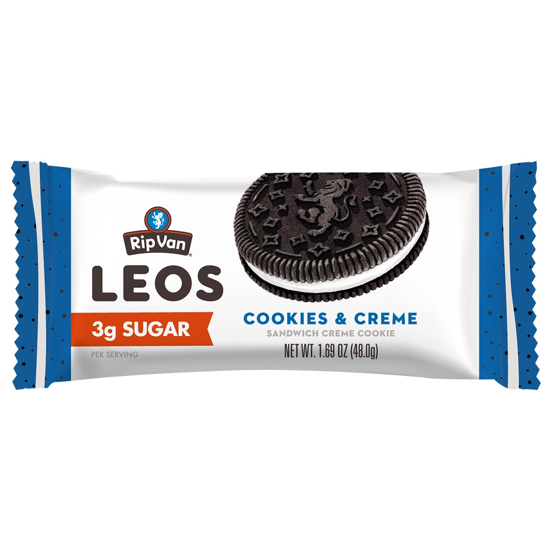 Rip Van Leos Low Sugar Sandwich Creme Cookies - Cookies & Creme