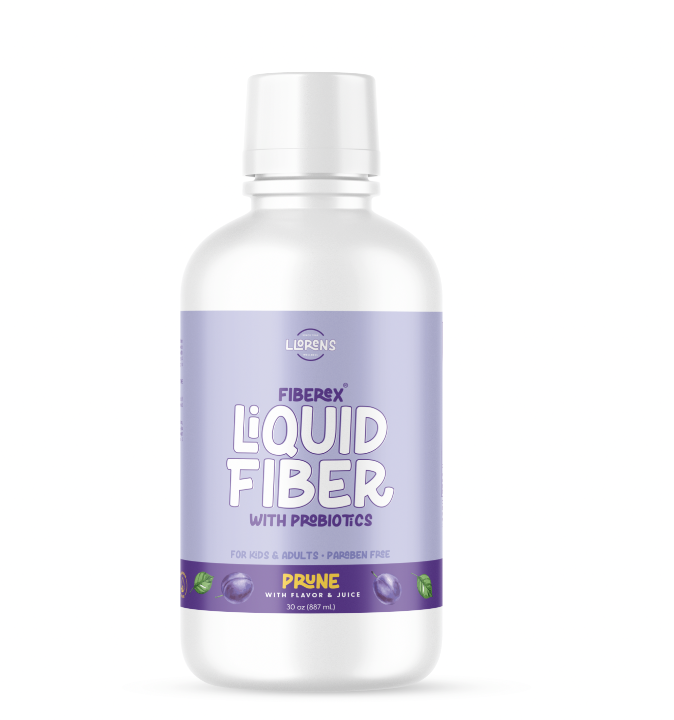 Fiberex Liquid Fiber & Laxative - Natural Prune Flavor (16oz)