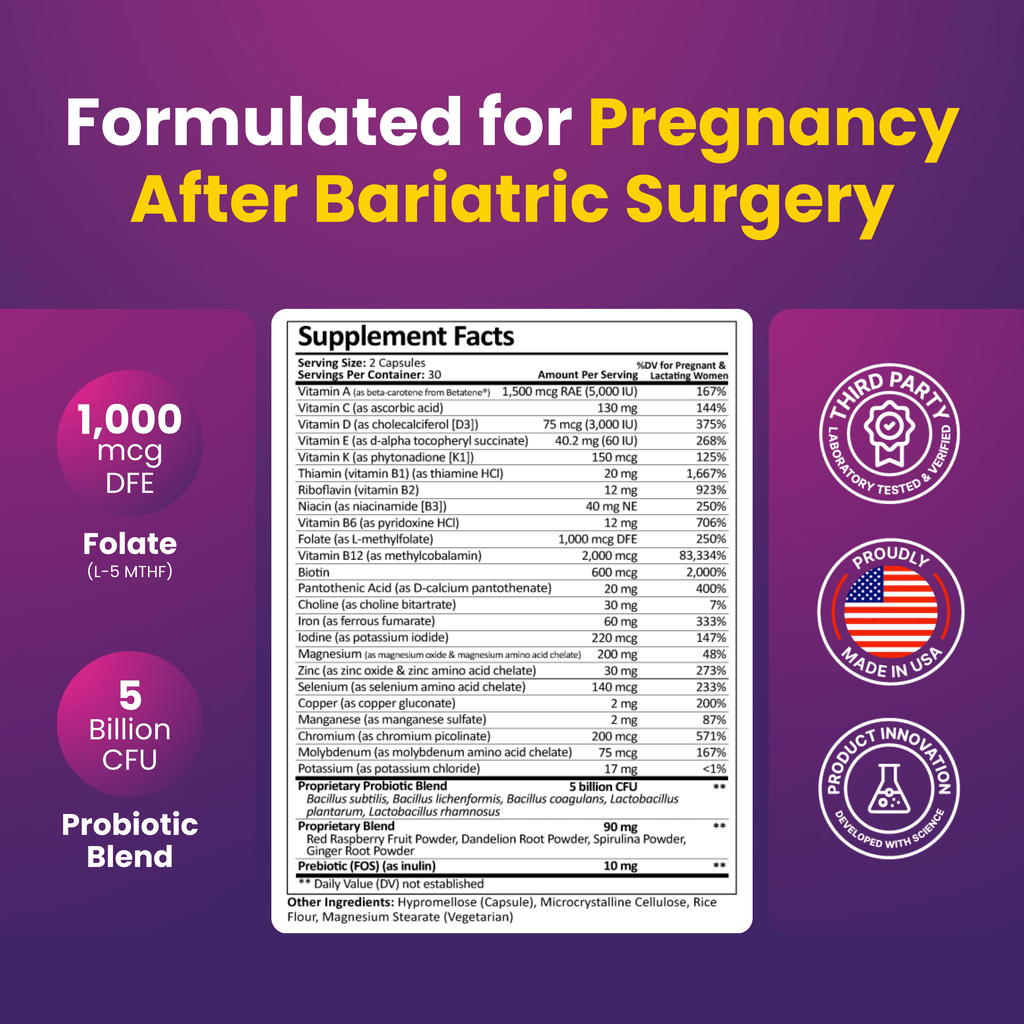 Procare Health Bariatric Multivitamin Capsule + Prenatal
