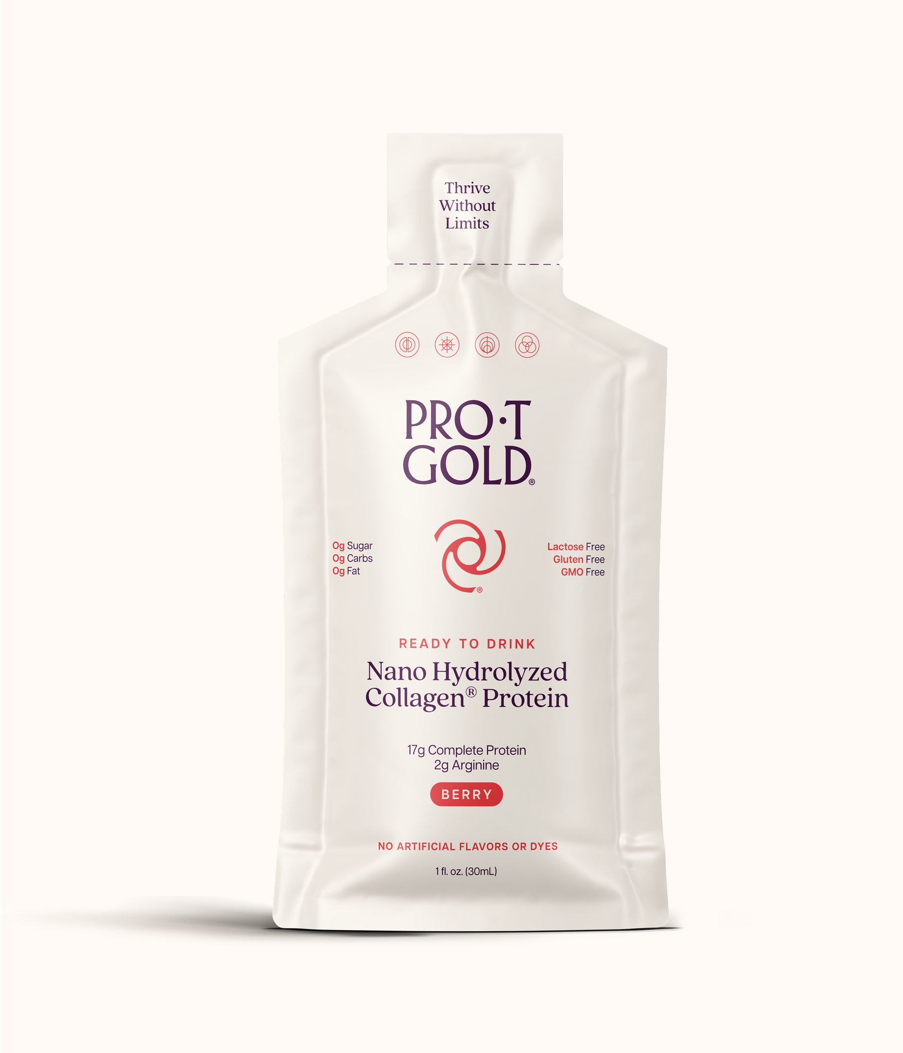 Liquid Collagen Protein Packets by ProT Gold, 1 fl oz