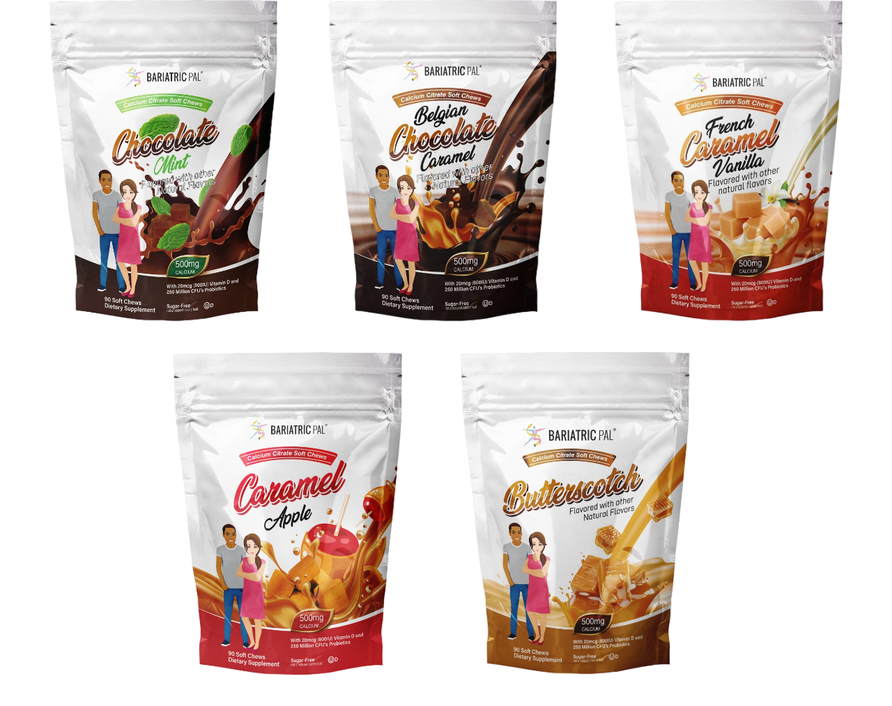 Bariatricpal Sugar-free Calcium Citrate Soft Chews 500mg with ...