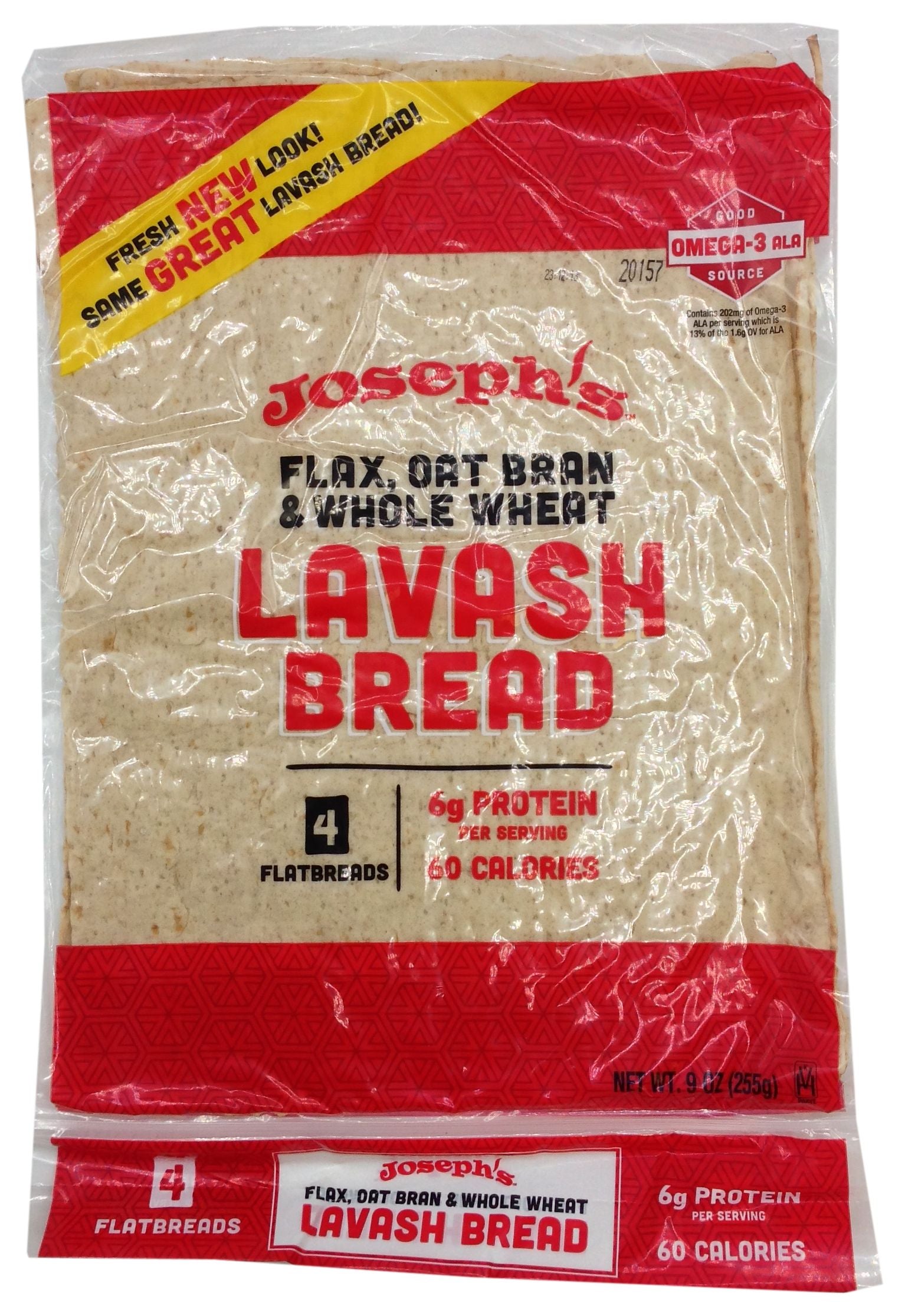 Joseph's Bakery Flax Oat Bran & Whole Wheat Lavash Bread