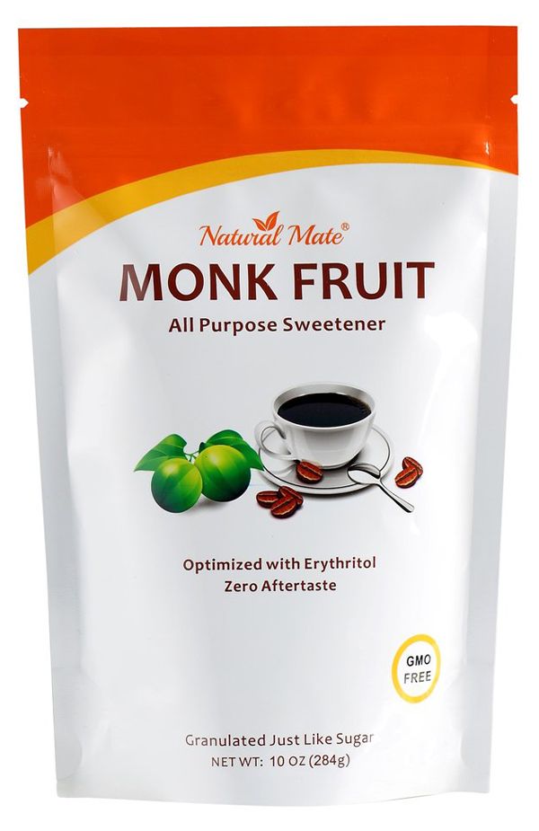 Natural Mate Monk Fruit with Erythritol, All Purpose Natural Sweetener