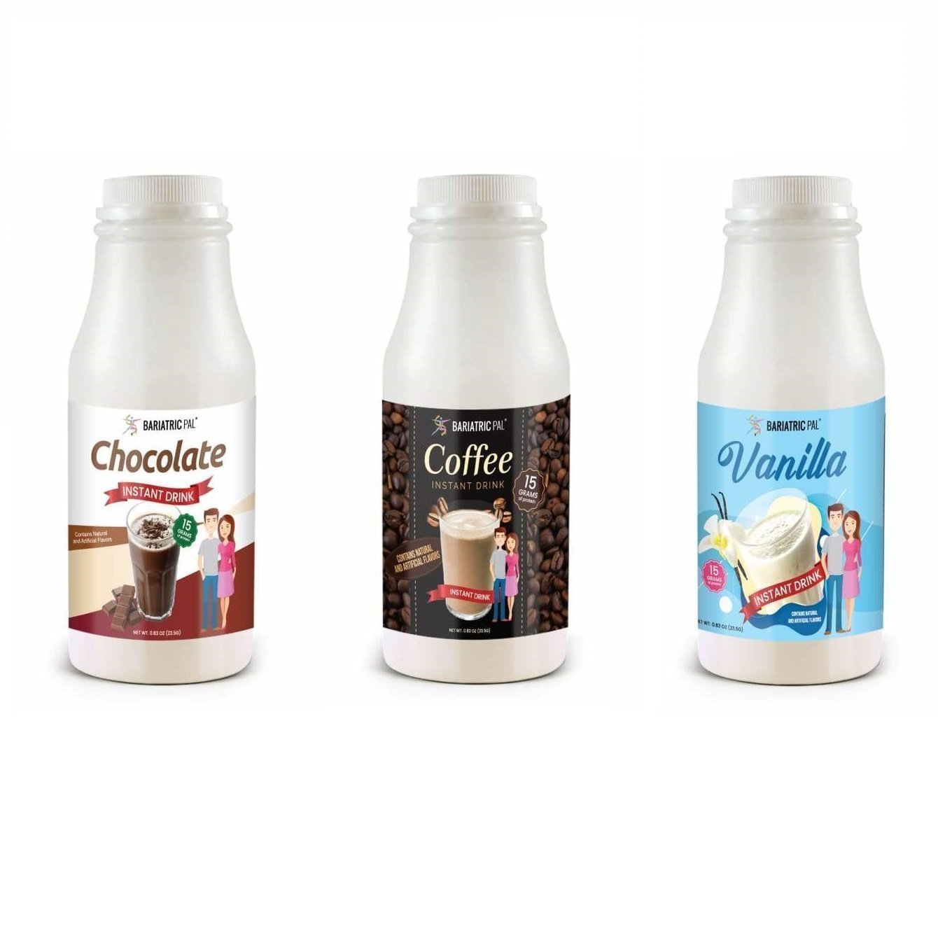 Bariatricpal Ready to Shake Instant 15g Protein Drink - Variety Pack