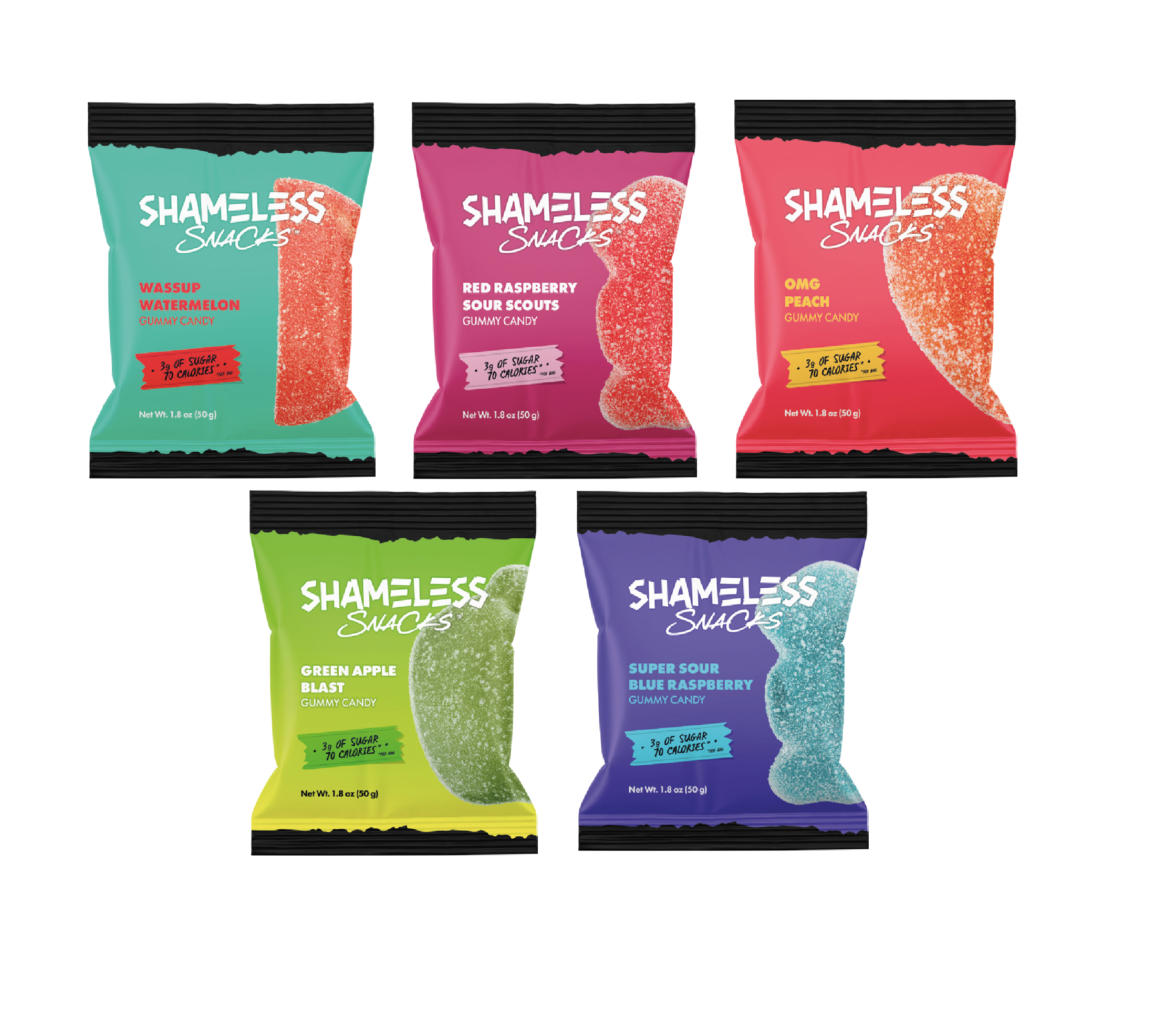 Shameless Snacks Gummy Candy - Variety Pack