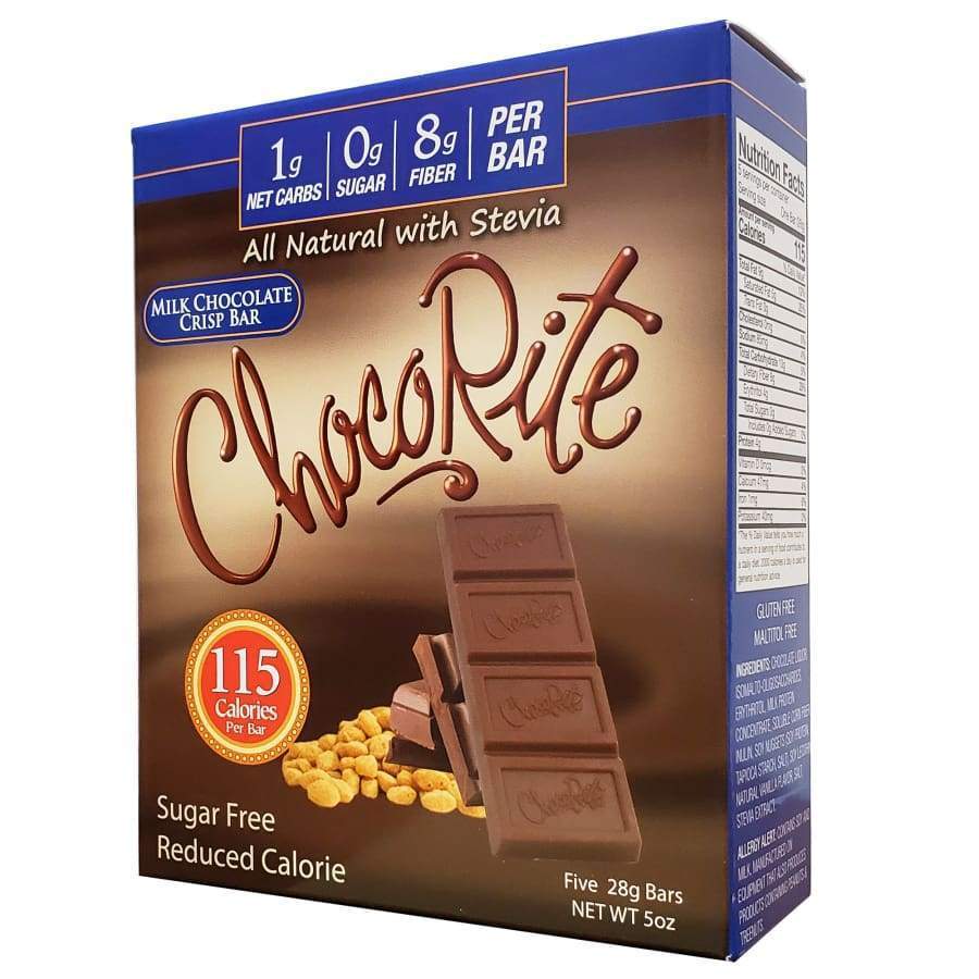 Sugar-free Milk Chocolate Crisp Bars by Chocorite